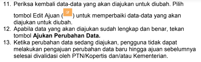 Panduan Pengajuan Perubahan Data – Biro SDI UNISSULA